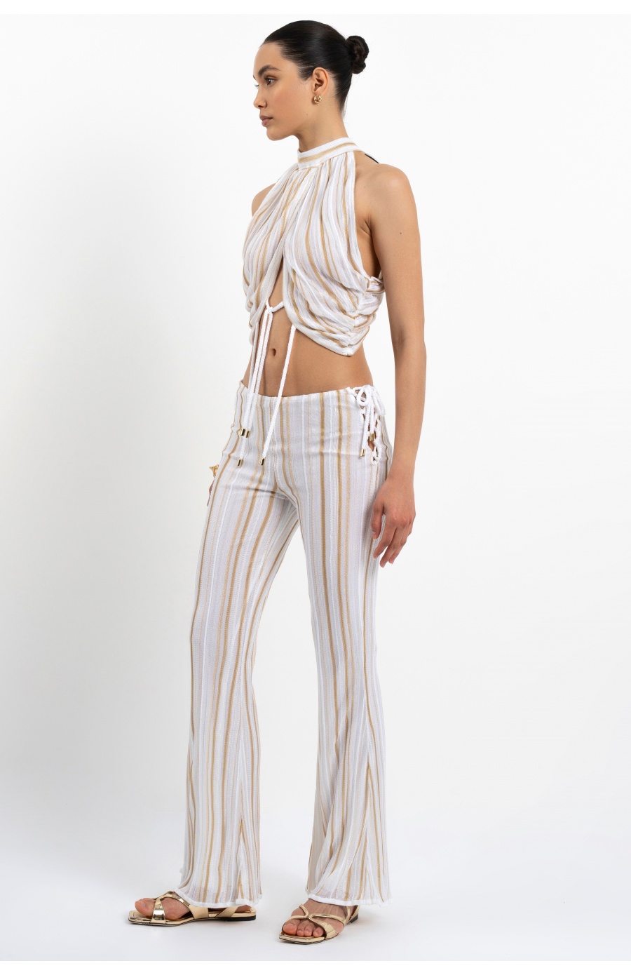 Rumi Top - White Gold